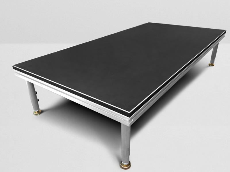 1m x 2m stage platform $90/platform - Soundworx Sound Stage Lighting Hire